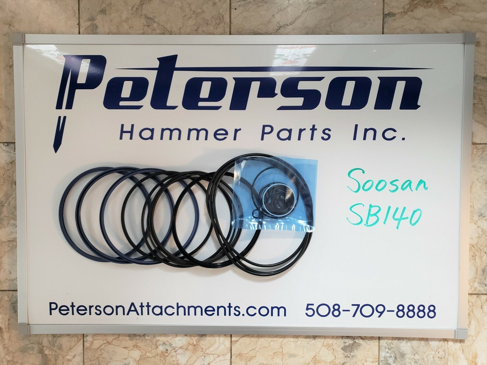 Stanley MB80EX Soosan SB140 BREAKER HAMMER SEAL KIT – Peterson Attachments