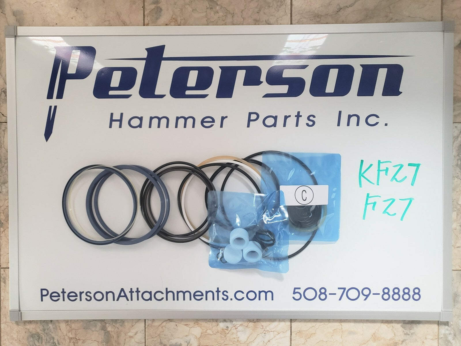KF27 F27 HYDRAULIC BREAKER HAMMER SEAL KIT(A+B+C) TO FIT KENT FRD FURU ...