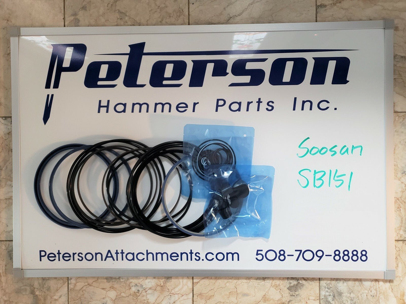 Stanley MB100EX Soosan SB151 BREAKER HAMMER SEAL KIT – Peterson Attachments