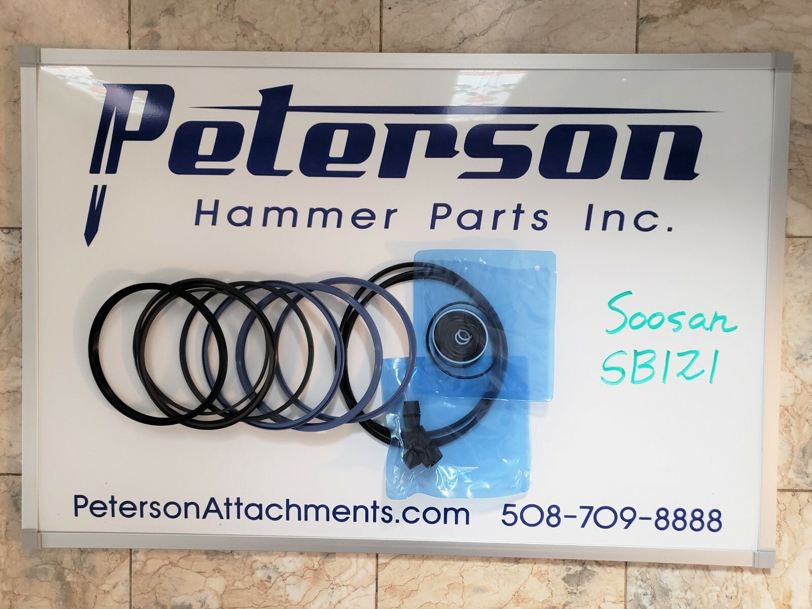 Stanley MB70EX Soosan SB121 BREAKER HAMMER SEAL KIT – Peterson Attachments